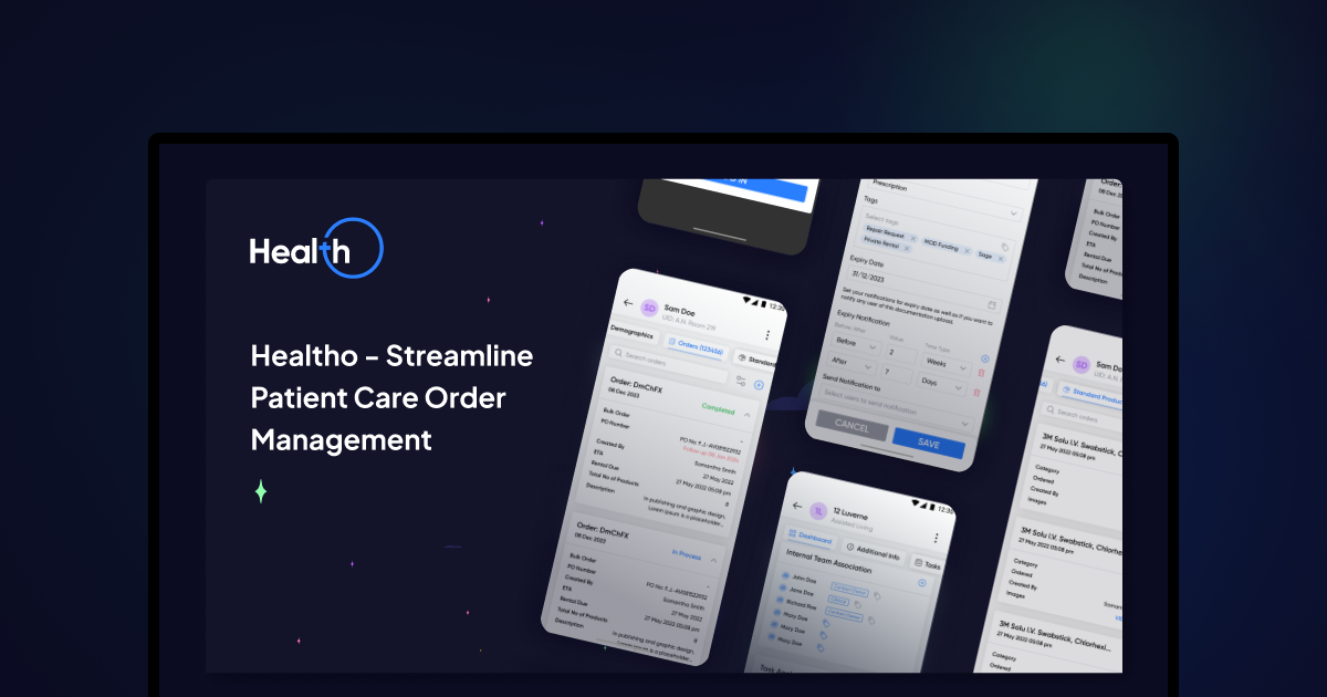 Providing Best Patient Care with HealthO Web App
